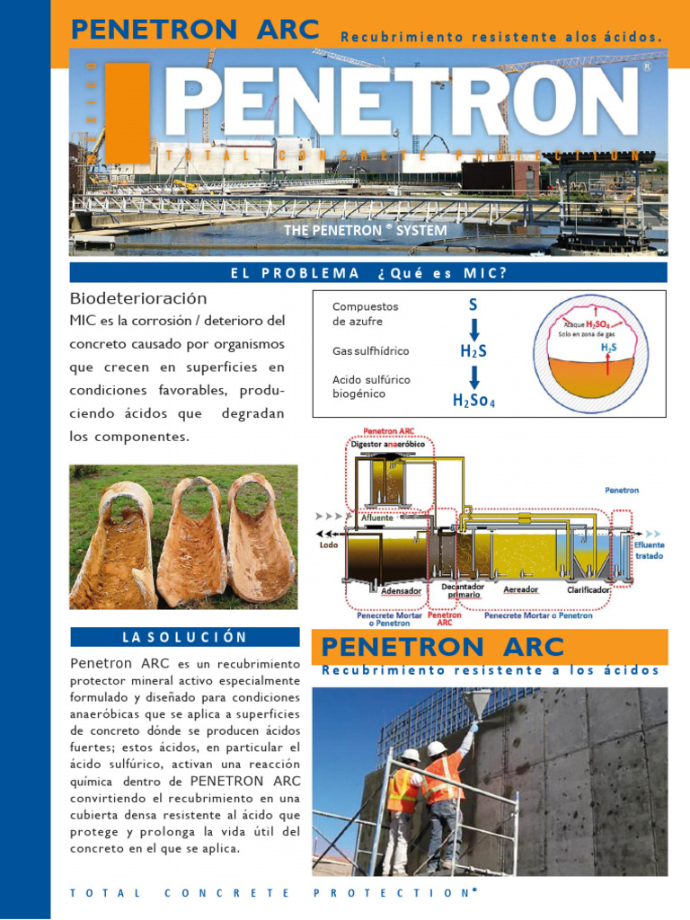 Penetron ARC BCI | PDF | Compuestos químicos | Química