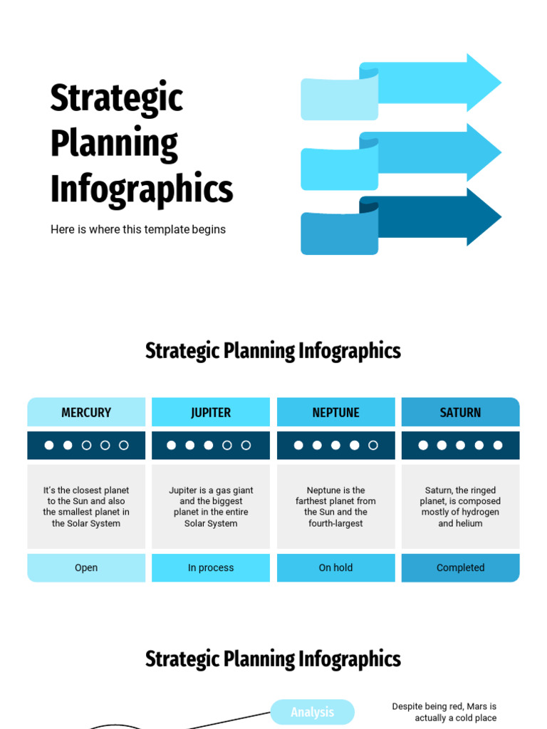 Strategic Planning Infographics | PDF | Planets | Solar System