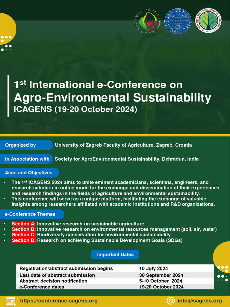 Conference Brochure 10-07-2024 | PDF | Sustainability | University