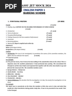 Pre-Mock English Pp1 Qs 2025 | PDF | Syntax | Grammar