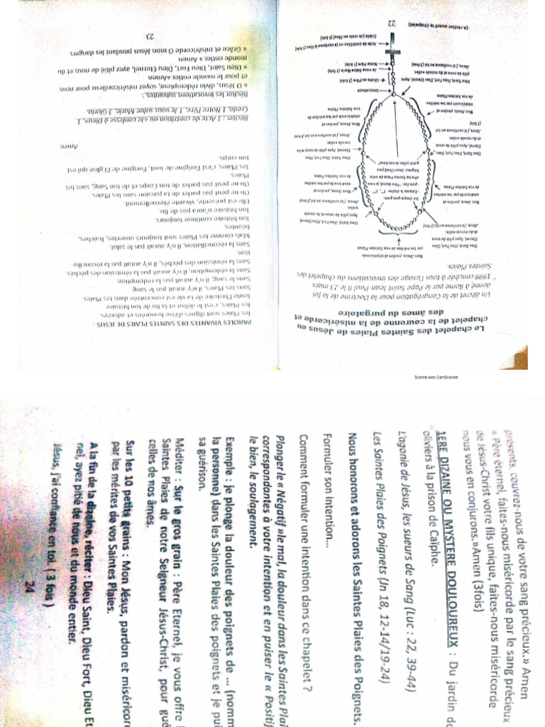 Chapelet Des Saintes Plaies - 230411 - 165534 - 230530 - 134044 | PDF