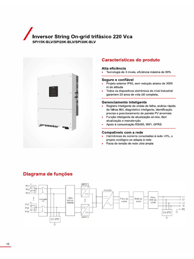 Datasheet Inversor | PDF