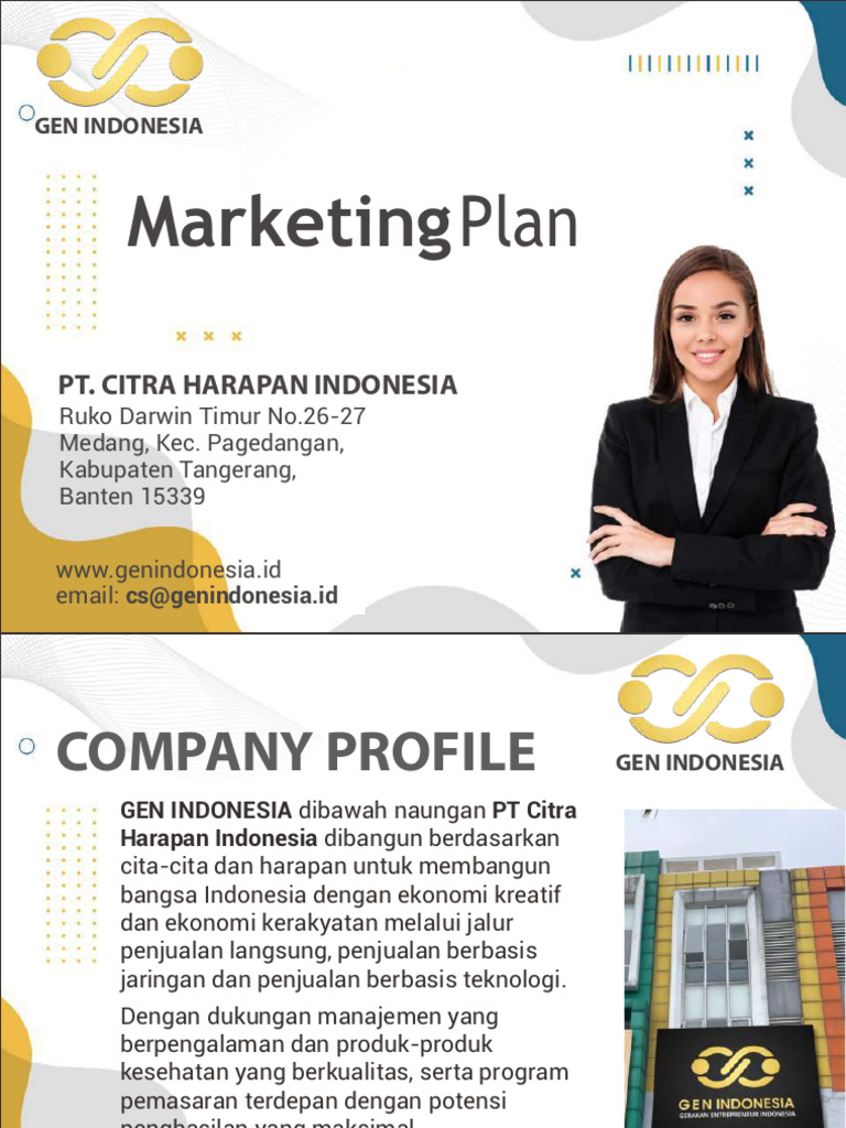 Mplan Gen Indonesia | PDF | Bisnis | Teknologi & Rekayasa