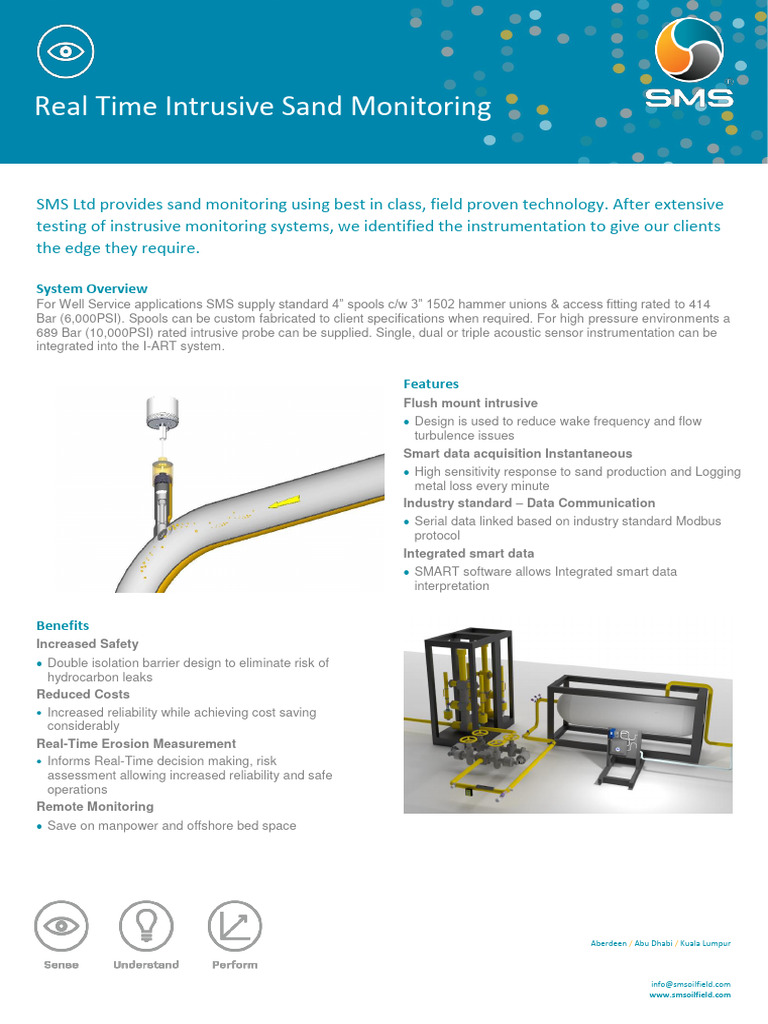 SMS Intrusive Sand Monitoring System | PDF | Reliability Engineering ...