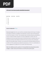 CAT4 Practice Test with Solutions | PDF | Matrix (Mathematics)