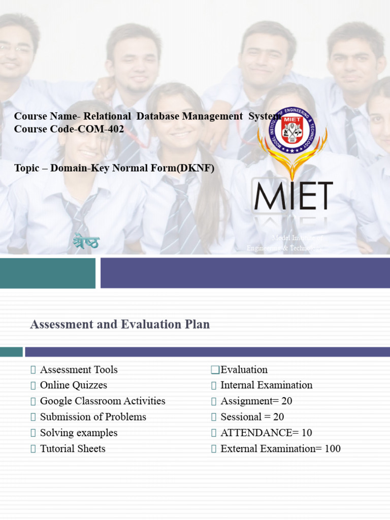 DKNF | PDF | Relational Database | Databases