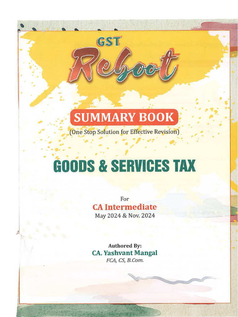 GST Summary | PDF