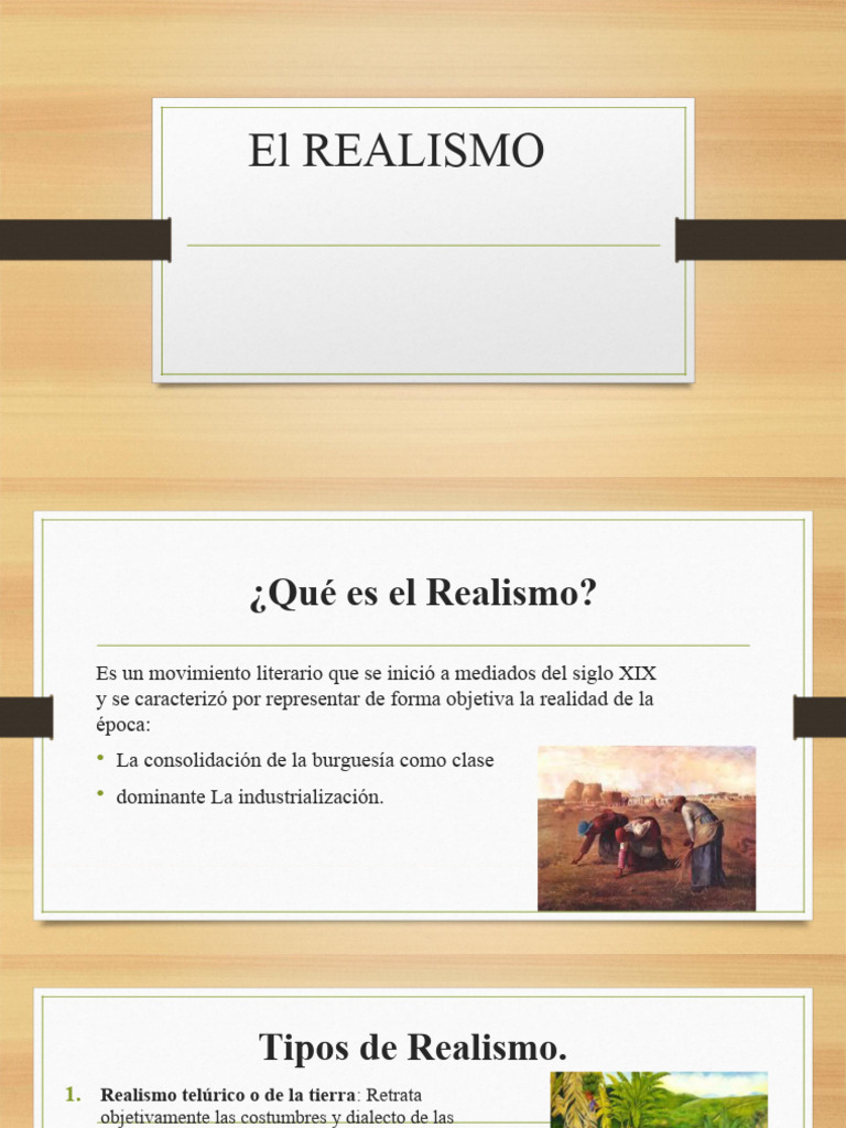 El-Realismo Literario | PDF | Realismo literario