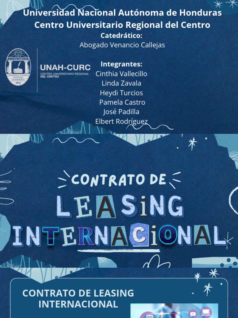 Guía Completa sobre Contrato de Leasing Internacional | PDF | Business ...