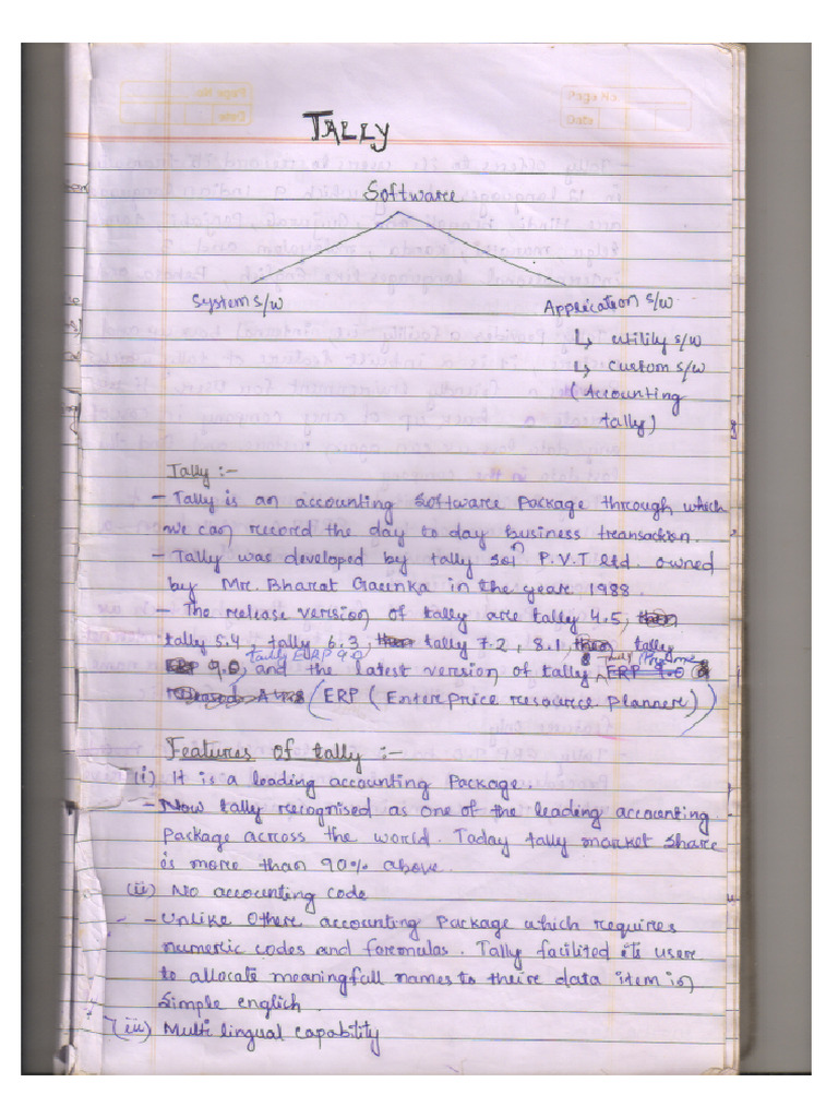 Tally Note | PDF