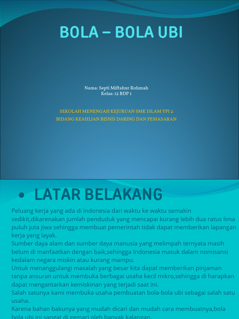 BOLA - BOLA UBI - PPTX - 20240214 - 215212 - 0000 | PDF