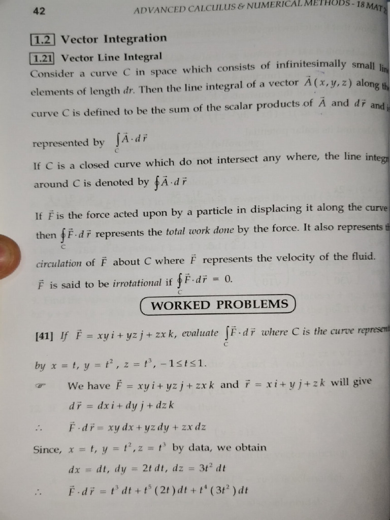 Vector Integration | PDF