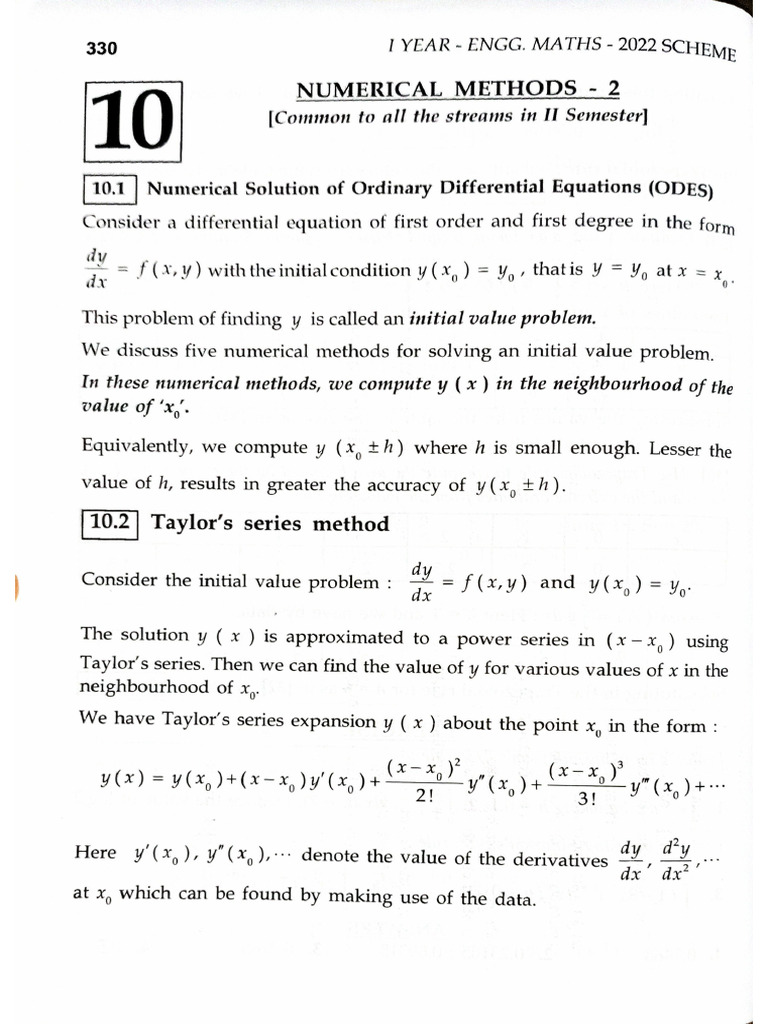 Numerical Methods 2 | PDF