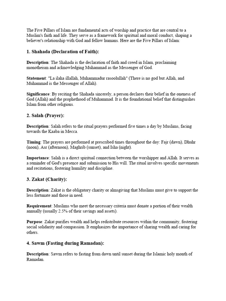Understanding the Shahada in Islam | PDF | Hajj | Abrahamic Religions