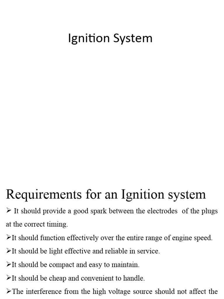 05 Ignition System | PDF | Ignition System | Engines