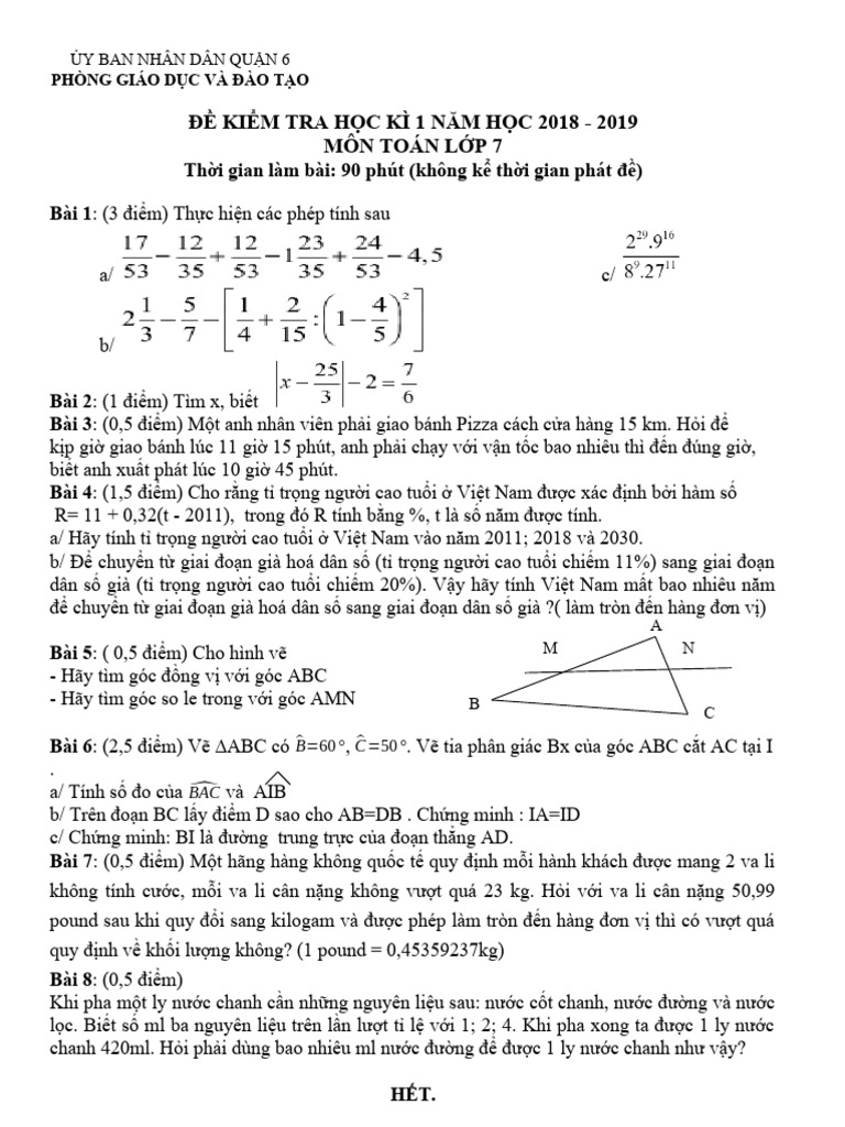 Toan 7 - Quan 6 - Deda | PDF
