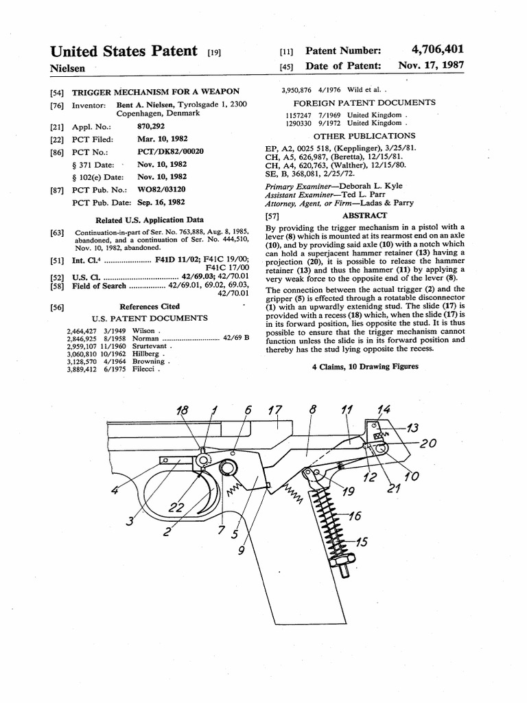Innovative Trigger Mechanism Design | PDF | Trigger (Firearms) | Lever