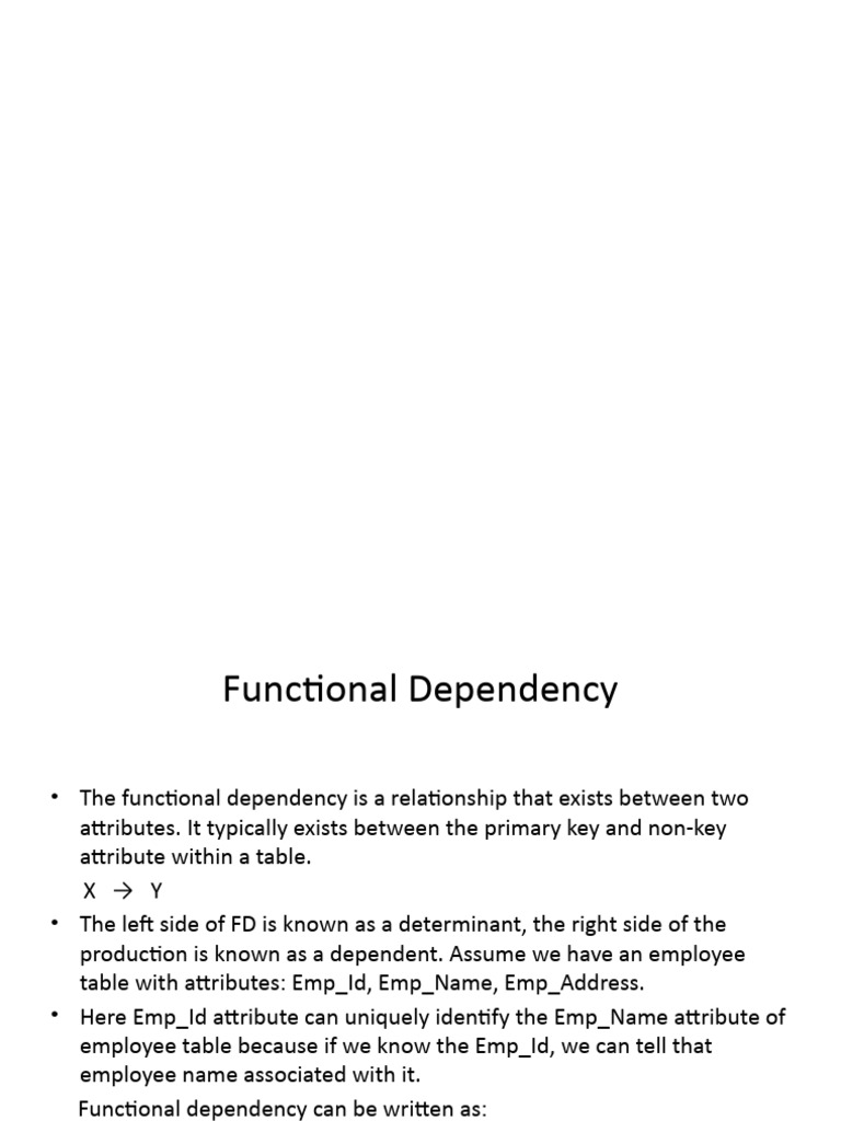 Functional Dependency | PDF | Databases | Data Management