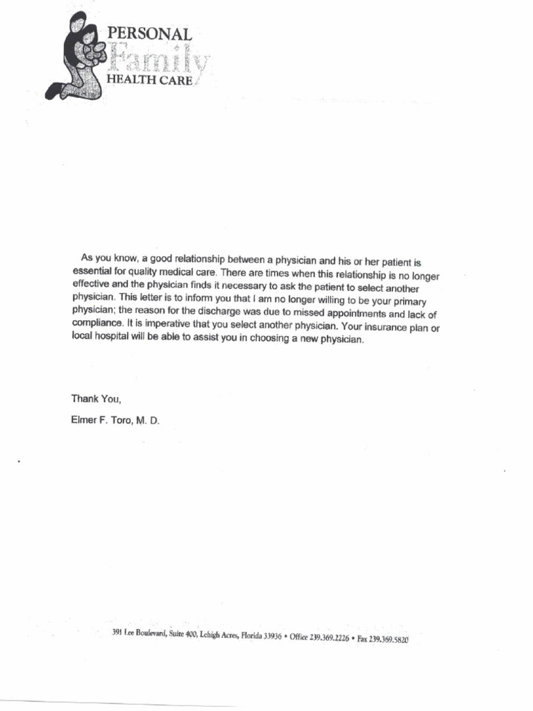 Discharge Letter | PDF