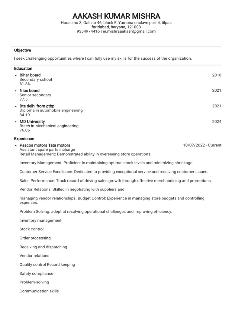 Intelligent CV Document | PDF | Business