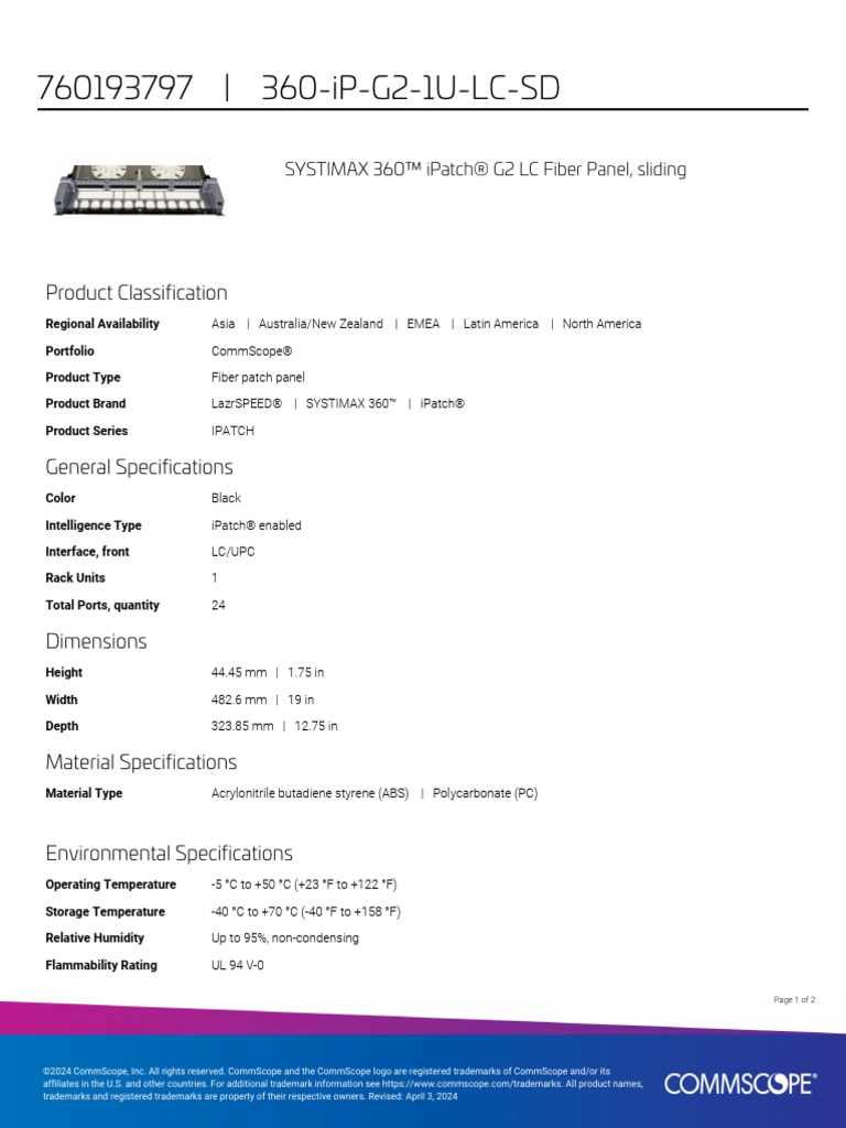 Product Specifications | PDF | Packaging And Labeling