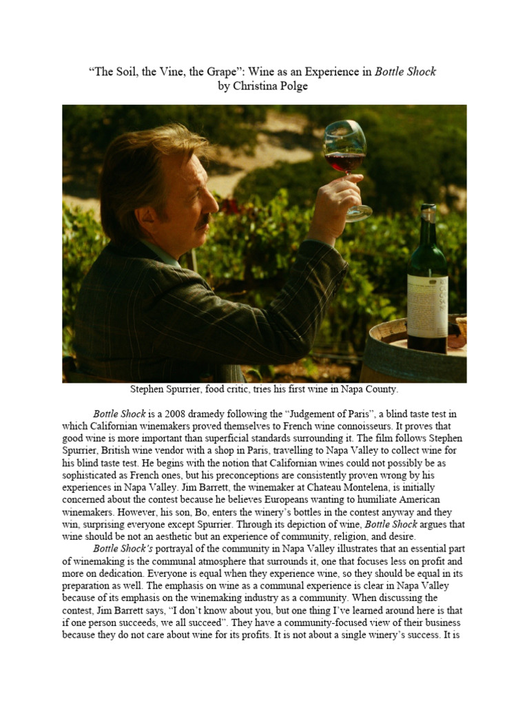 The Soil The Grape The Vine | PDF | Napa Valley Ava | Grape