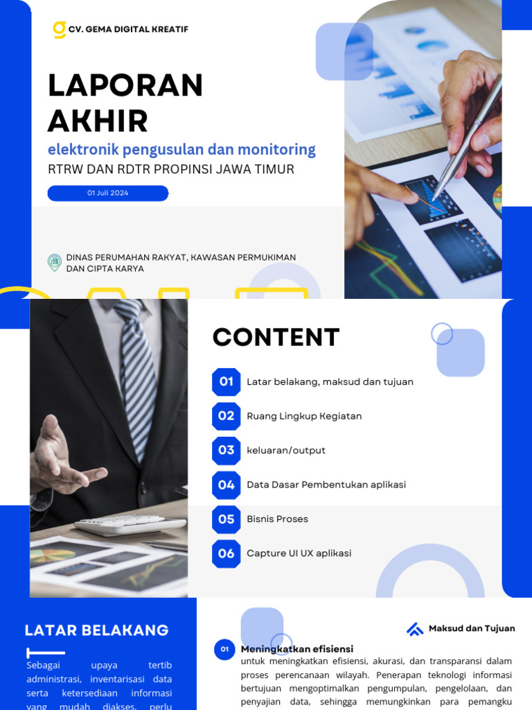 Presentasi Pengembangan RTRW RDTR Jatim | PDF | Komputer