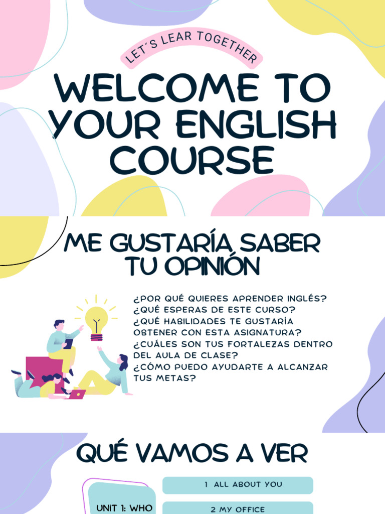 Introduction English Class | PDF