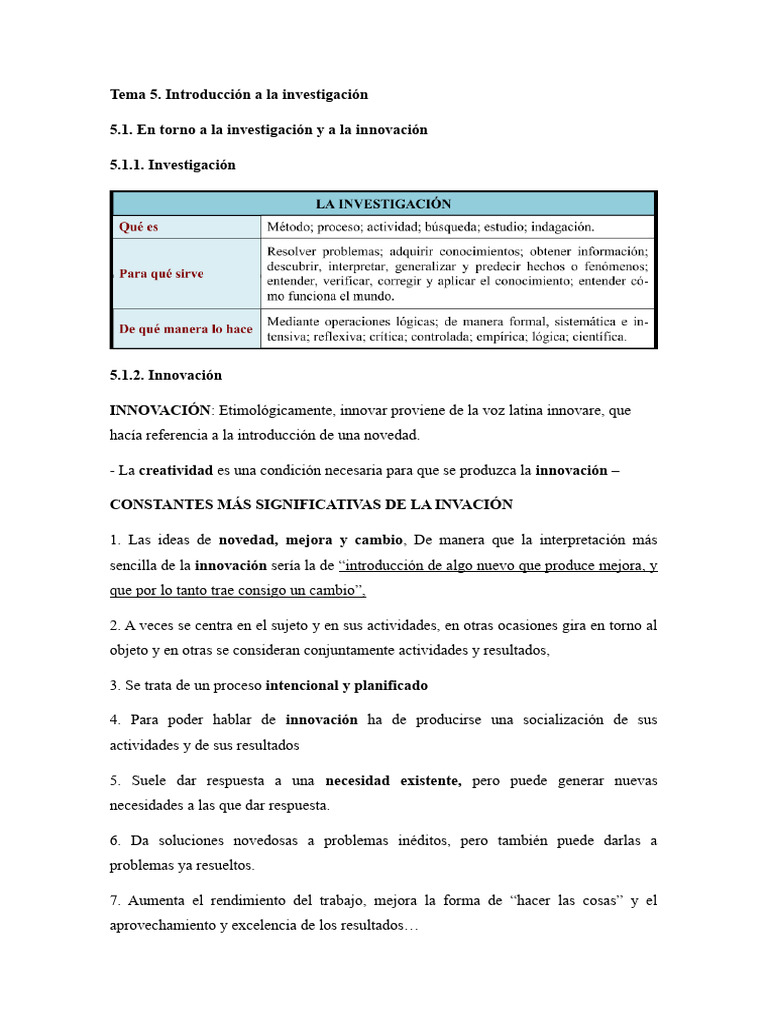 Tema 5 y tema 6 taller | PDF | Metodología | Razonamiento inductivo