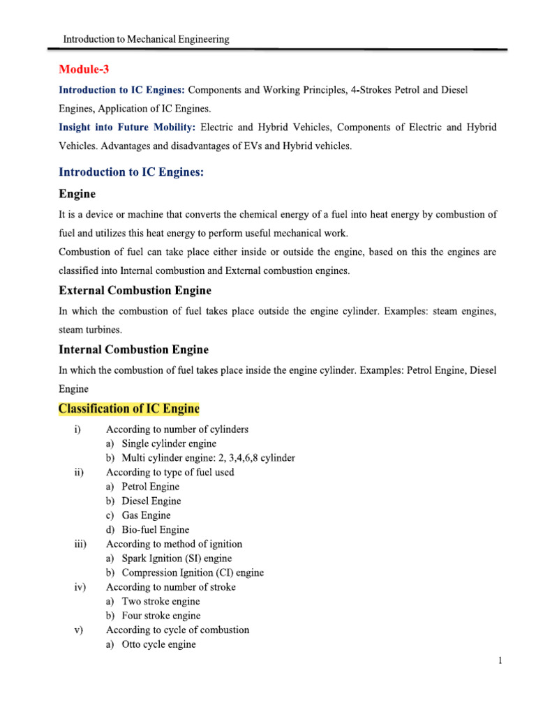 IME - Module 3 | PDF