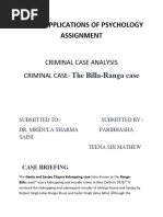Ranga-Billa Case Study | PDF | Murder | Crime & Violence