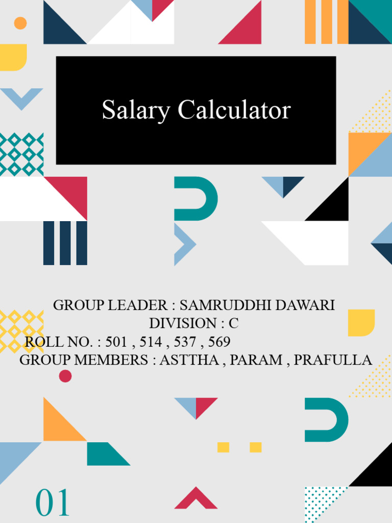 Salary Calculator Guide and Usage | PDF | Cost Of Living | Control Flow