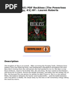 Fearless by Lauren Roberts PDF GitHub | PDF | Fandom | Narrative