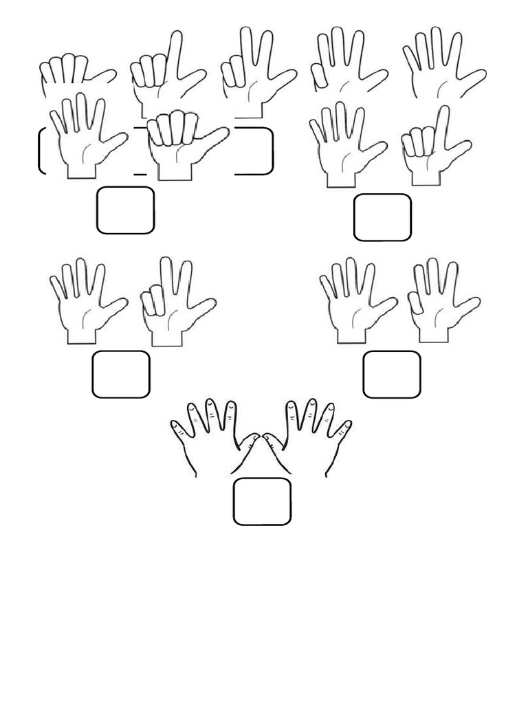 Guía Conteo con Dedos | PDF