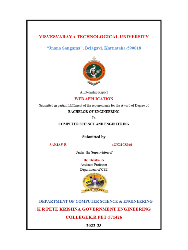 Sanjay | PDF | Software Engineering | Information Technology