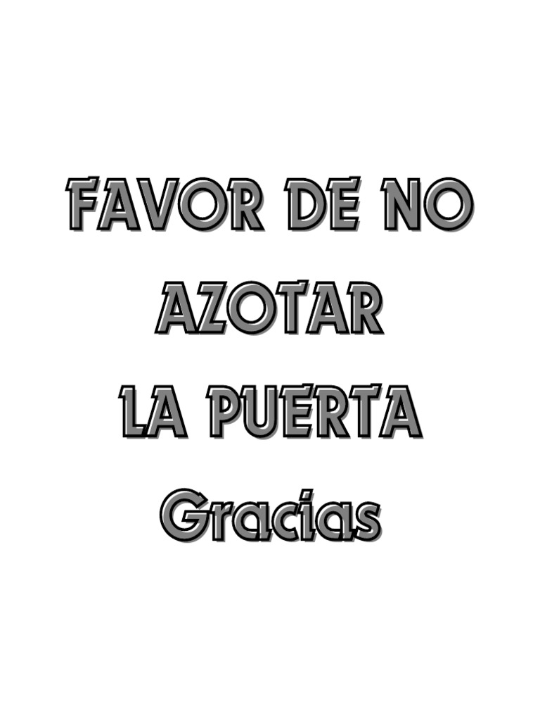 Favor de No Azotar La Puerta_20240309_170557_0000 | PDF