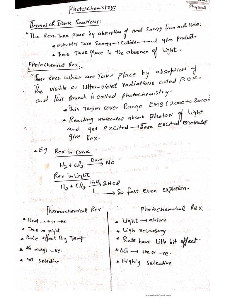 Photochemistry | PDF