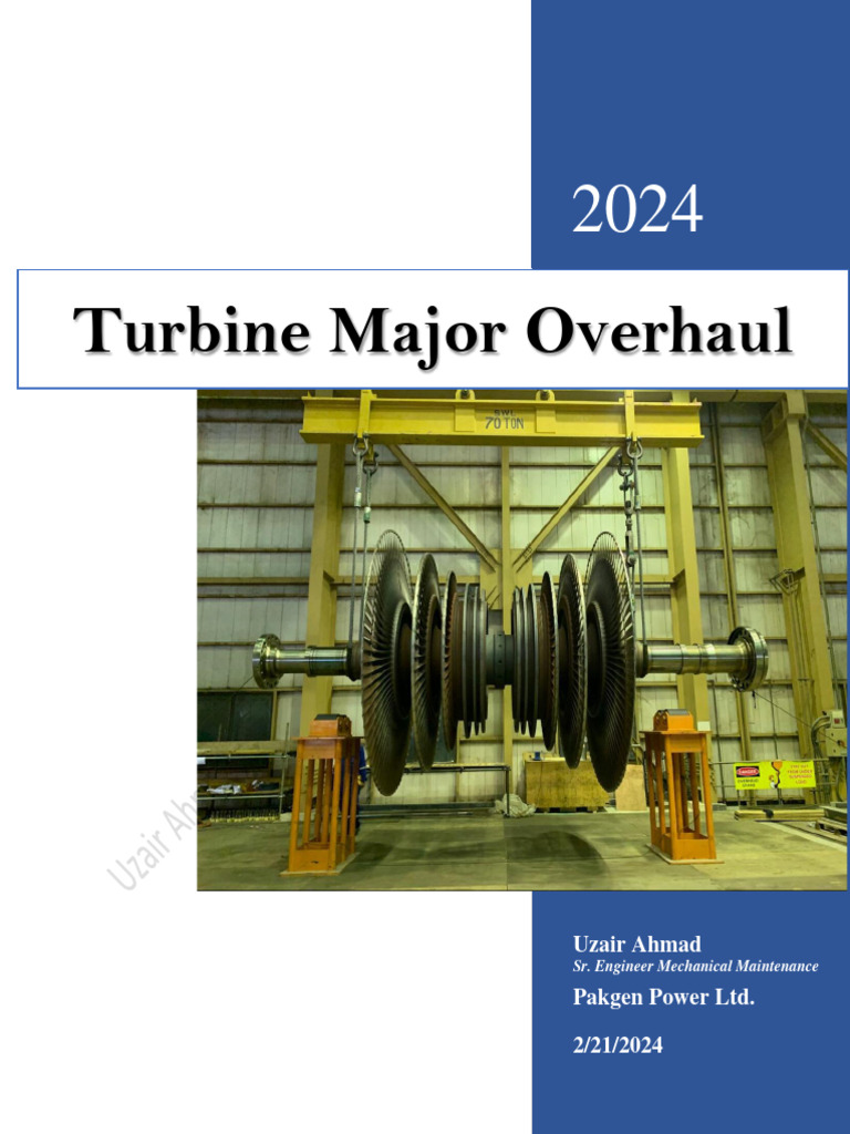 Major Overhaul of 365MW Steam Turbine | PDF | Screw | Turbine