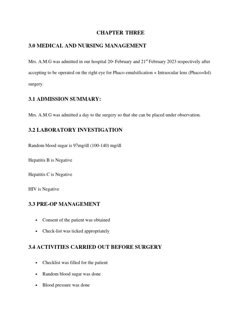 Chapter Three (Omotayo Rofiat) | PDF | Medicine | Human Eye