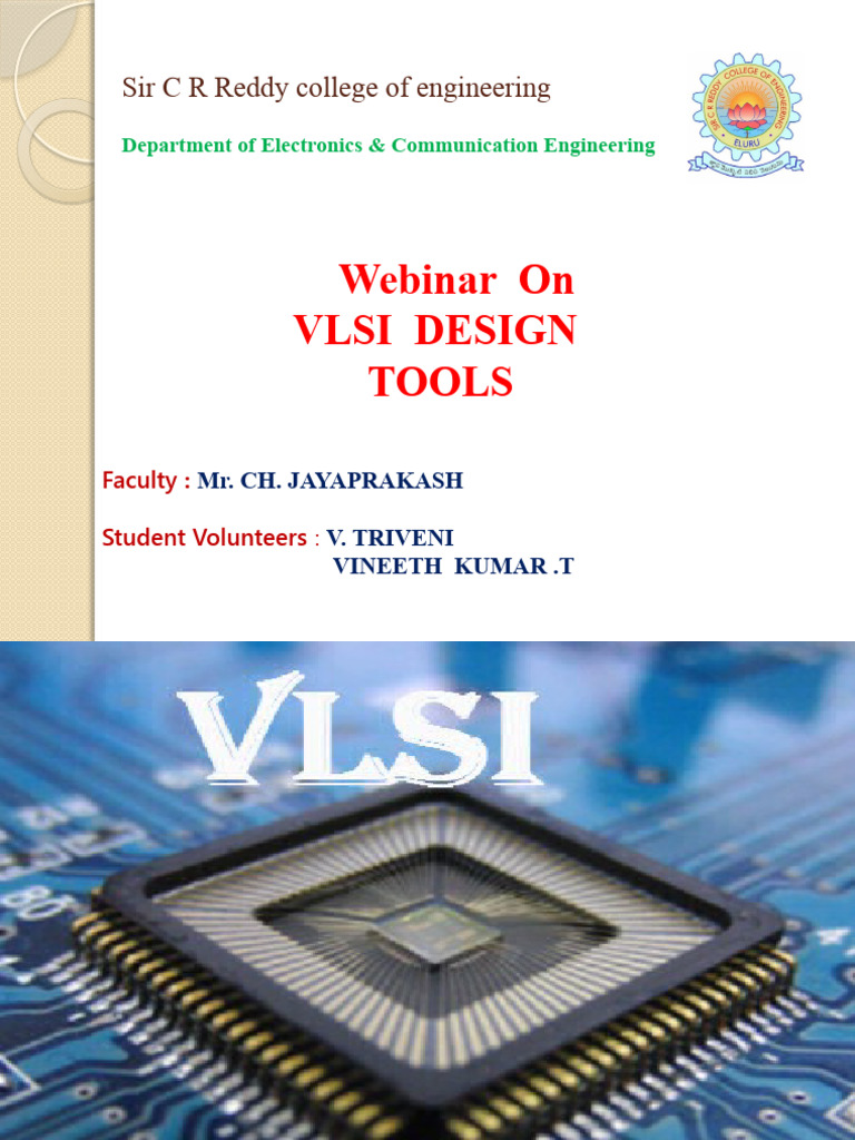 VLSI Design Tools Webinar Overview | PDF | Integrated Circuit | Logic Gate