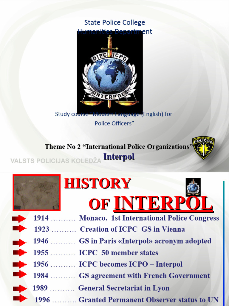 3.2.t. IPO Interpol 2022 | PDF | Police | Government