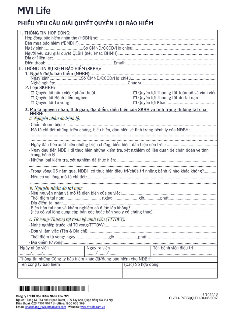 CLM 005 CLAIM-FORM Edit 18.08.2023 | PDF