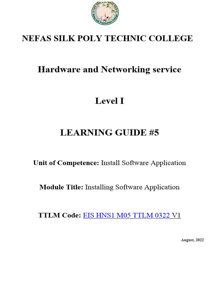 Software Application Installation Guide | PDF | Software | Operating System