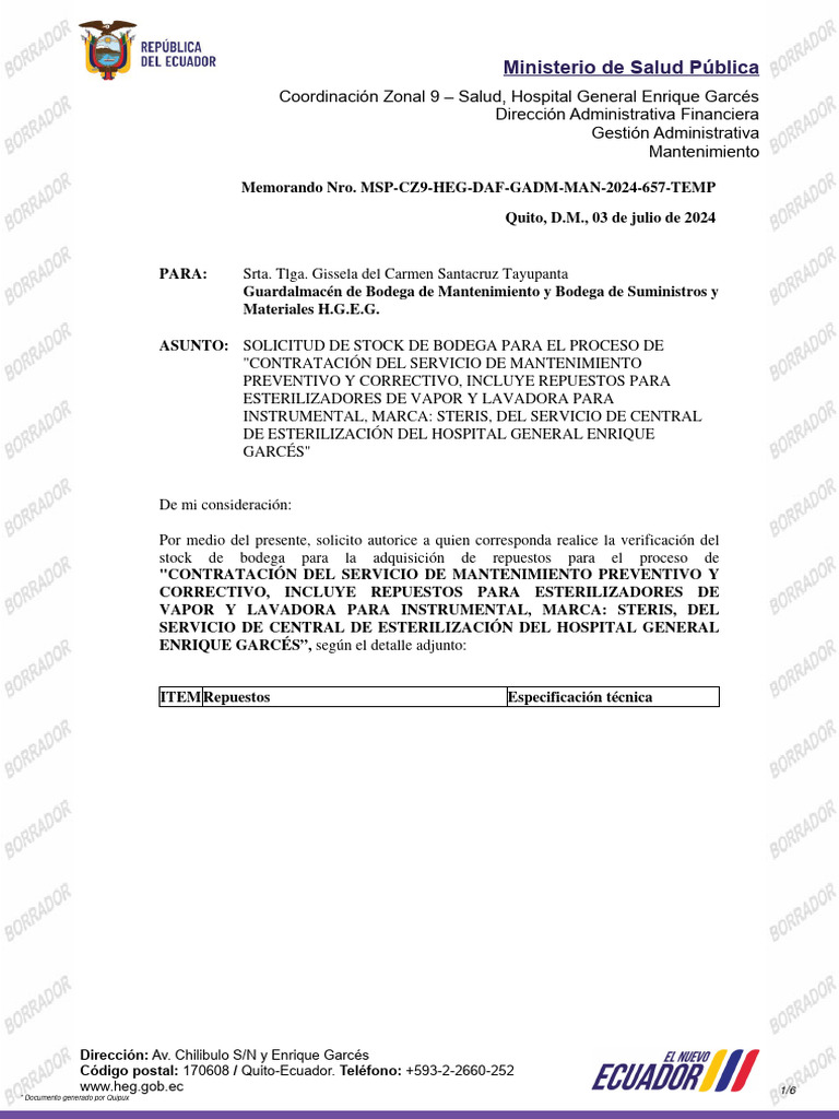 MSP CZ9 Heg Daf Gadm Man 2024 657 Temp 1 | PDF