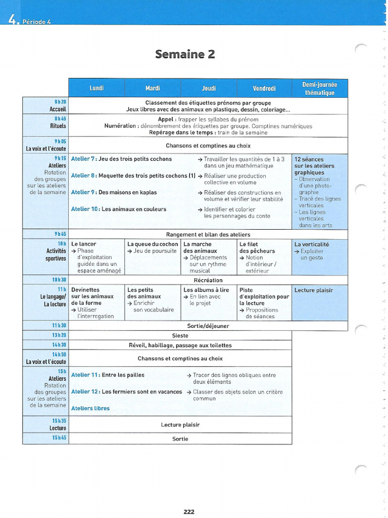 Période 4 - Semaine 22 | PDF