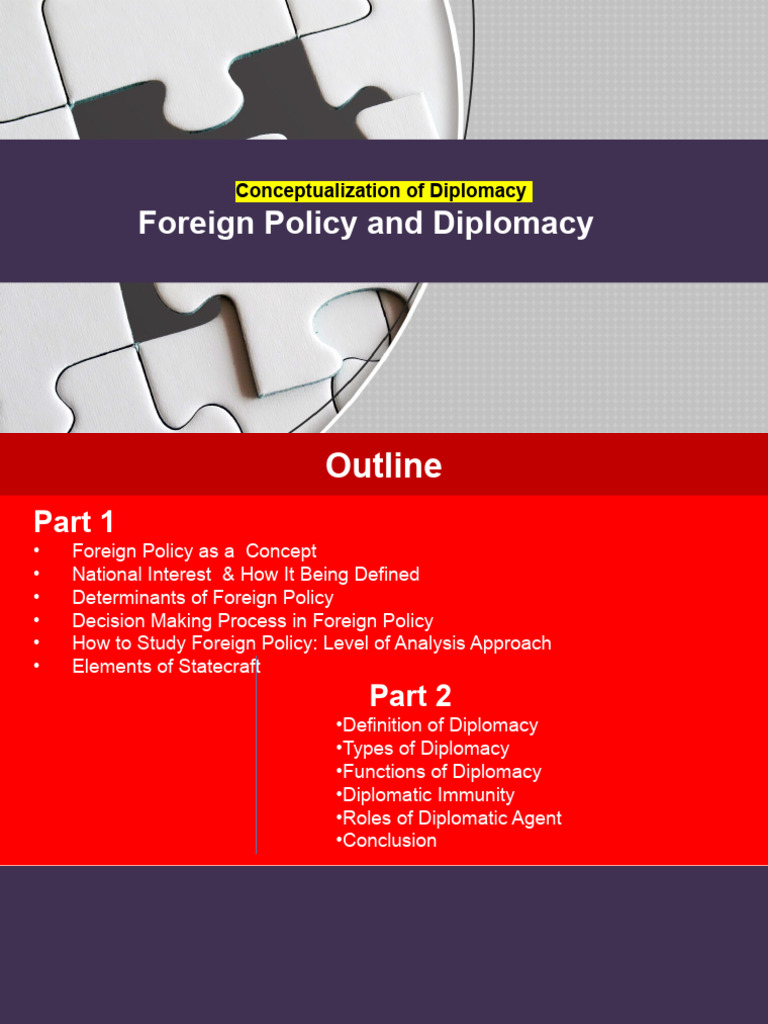 Chapter 1 - Foreign Policy Diplomacy | PDF | Diplomacy | Consul ...