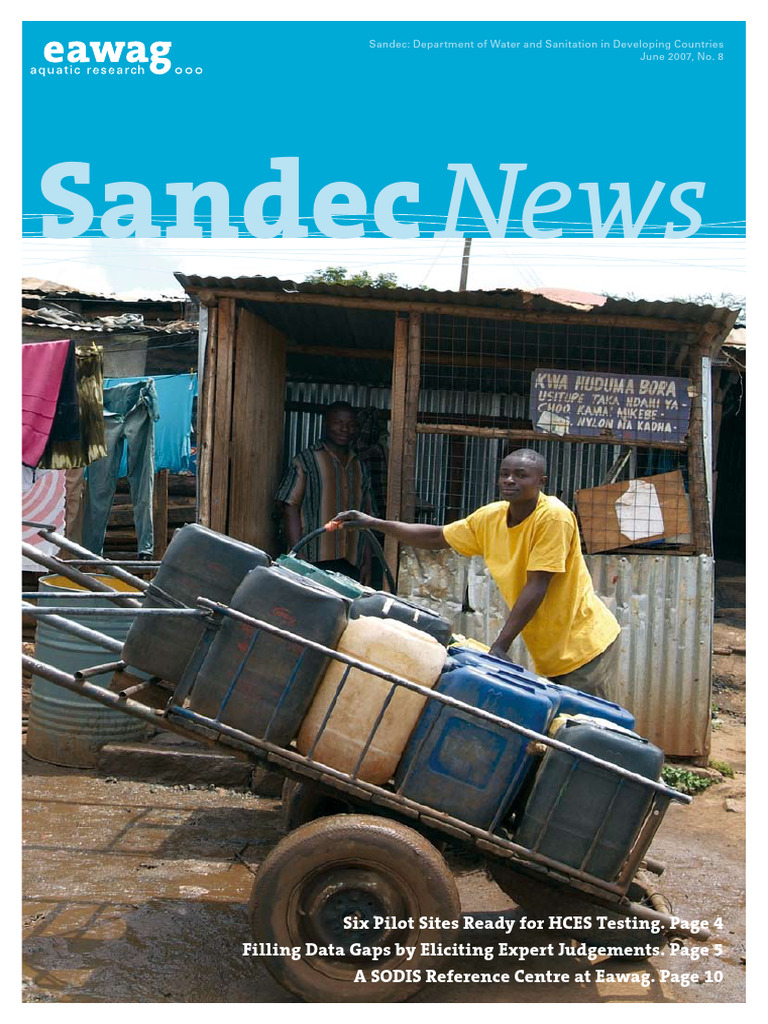 Sandec News 8 | PDF | Sanitation | Wash