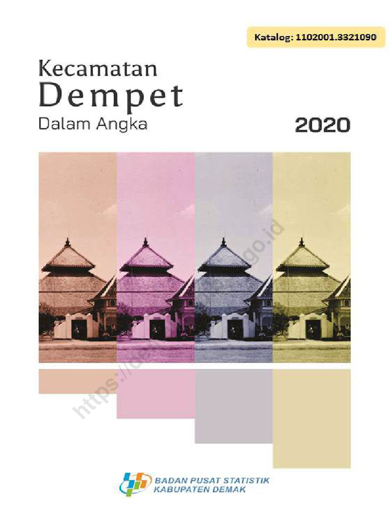 Statistik Kecamatan Dempet 2020 | PDF