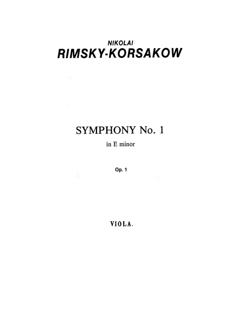 IMSLP695666 PMLP64085 Rimsky Symphony 1 - 12 - Violas | PDF
