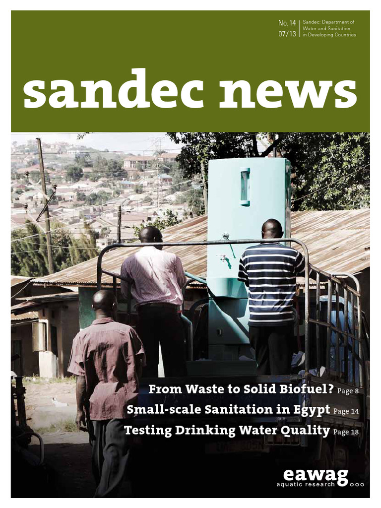Sandec News 14 | PDF | Sewage Treatment | Septic Tank